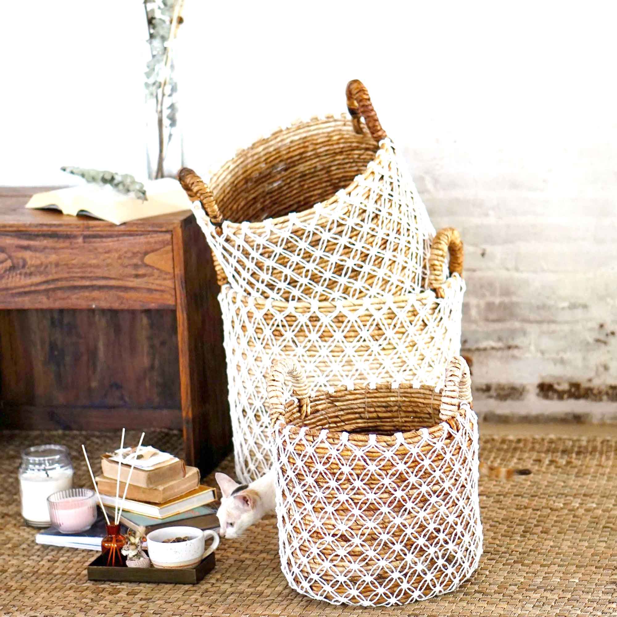Cord Macrame Basket » Shack Homewares